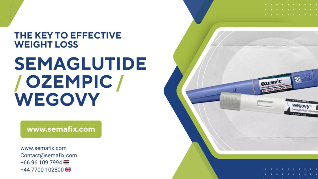 The Key to Effective Weight Loss: Semaglutide vs. Ozempic vs. Wegovy - Semafix